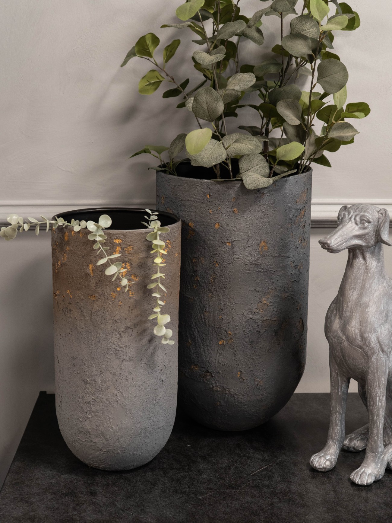 Volcano Set of Two Planters - Libra