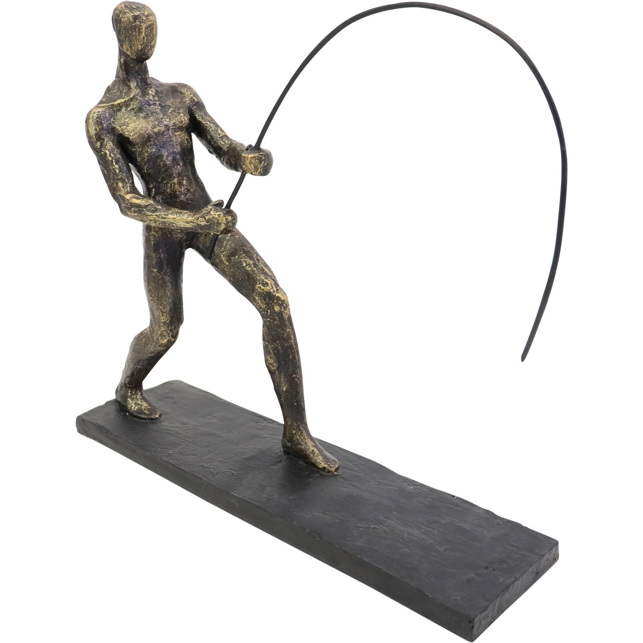 Fishing Sculpture on Stand - The Libra Company